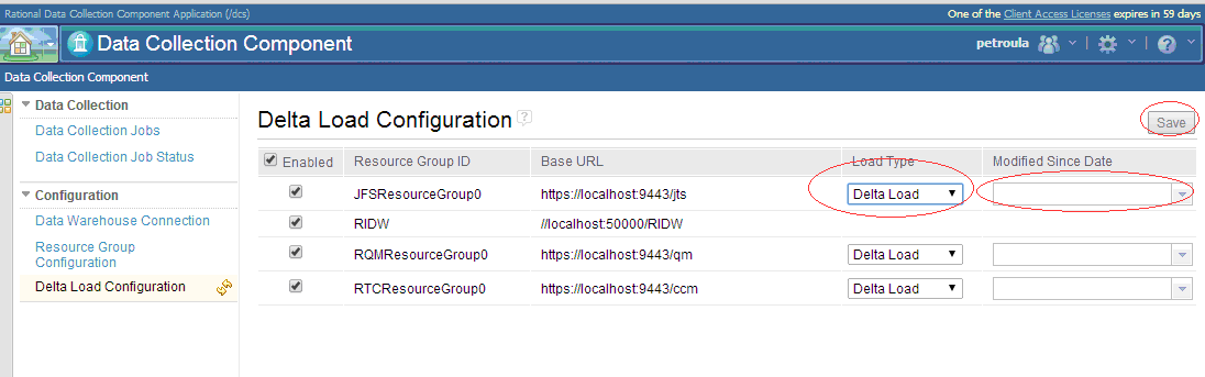 Rational Data Collection Component – Installation Process