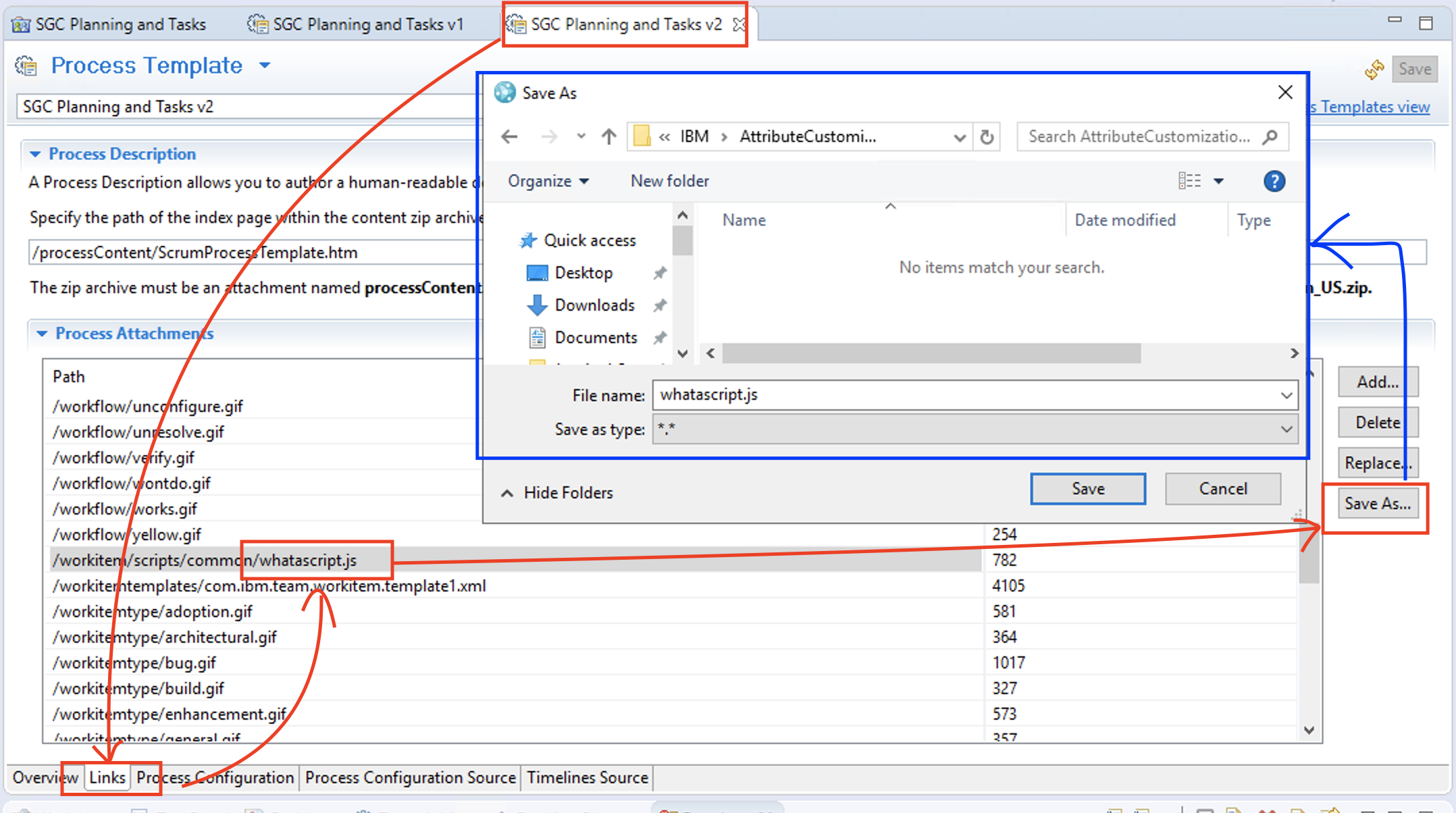 Getting to earlier revisions of an Attribute Customization Scripts - Library: Articles - Jazz ...